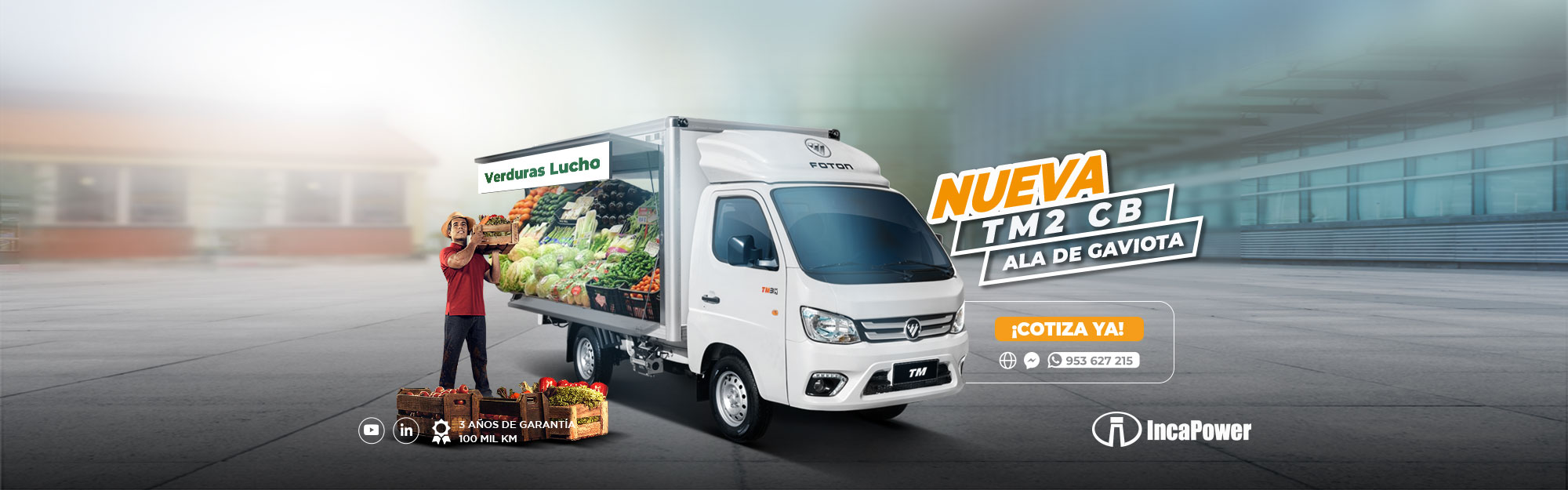 Foton Perú ahora en IncaPower - Vehículos comerciales y de pasajeros