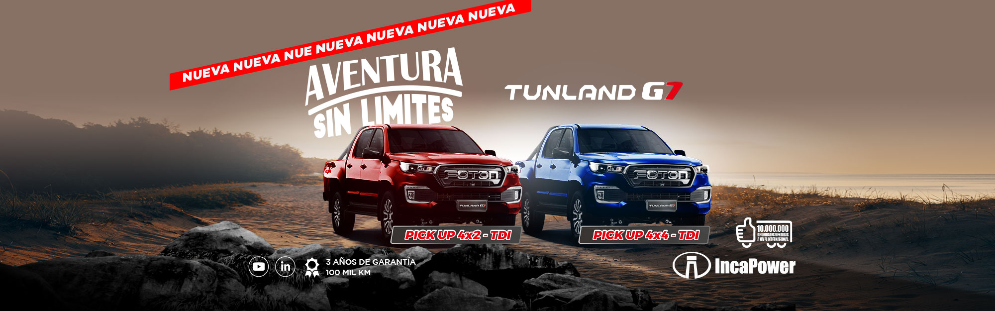 Foton Perú ahora en IncaPower - Vehículos comerciales y de pasajeros